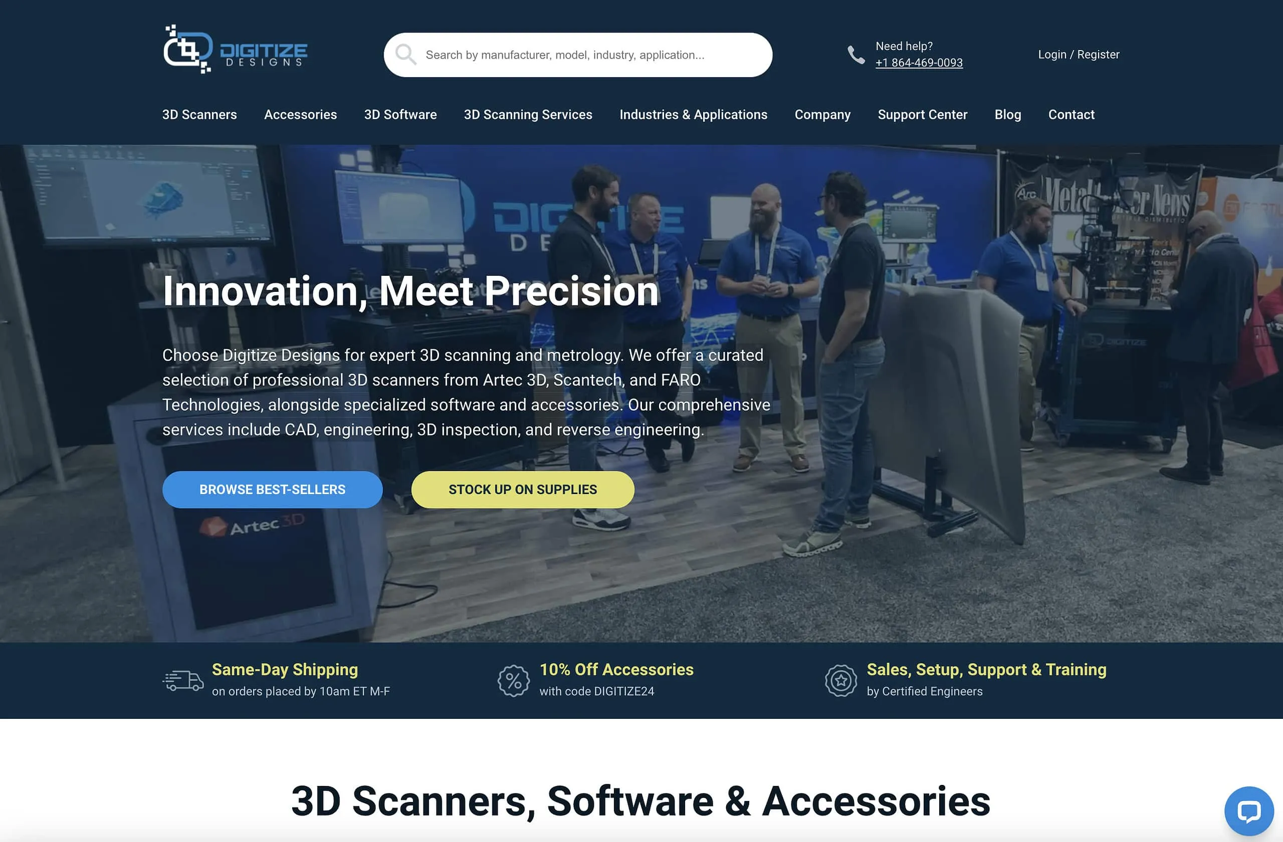 Digitize Designs Launches New Site + 3D Scanner Guide